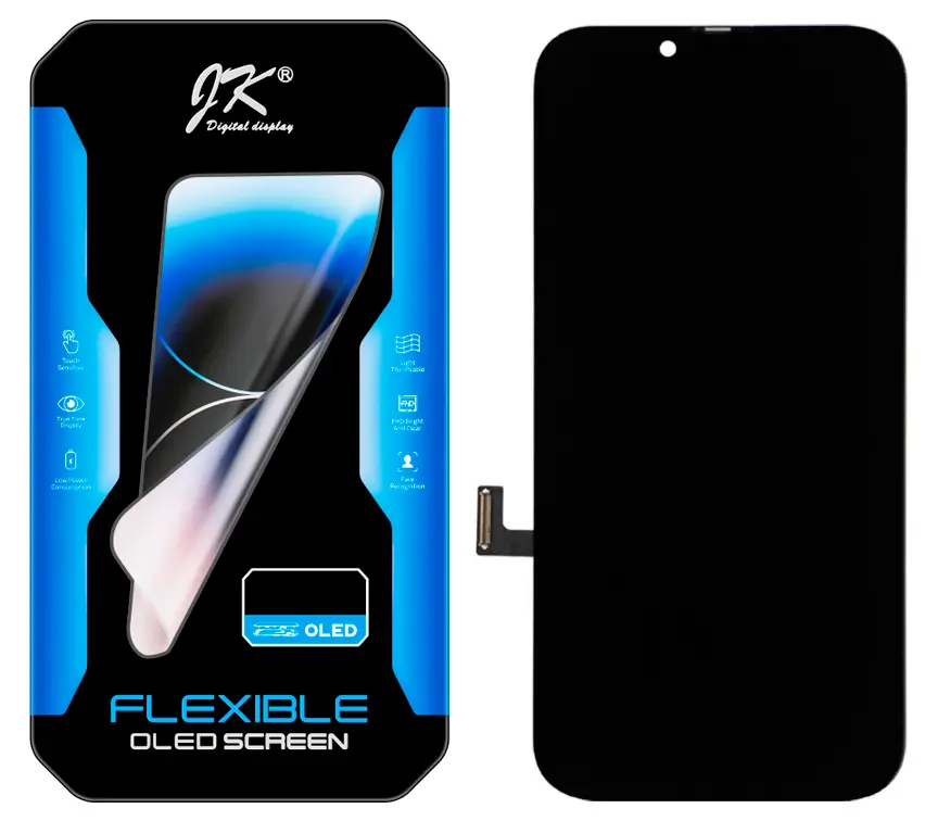 Køb iPhone 13 skærm - Soft OLED (JK) | SparePart.dk